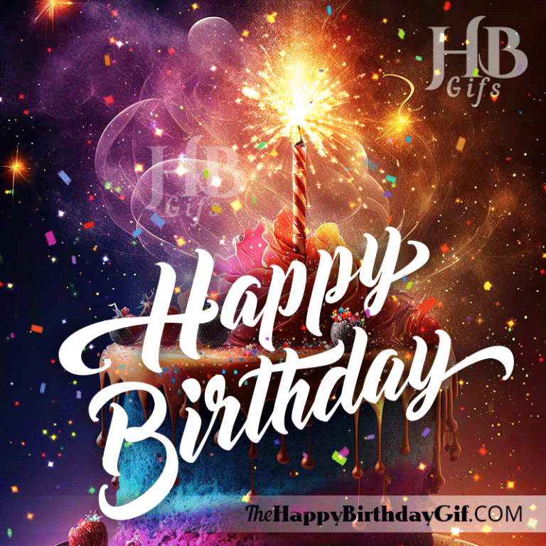 Happy Birthday Confetti GIF | The Happy Birthday Gifs